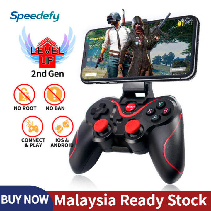 Speedefy Wireless Android Gamepad T3 X3 Wireless Joystick Game ...