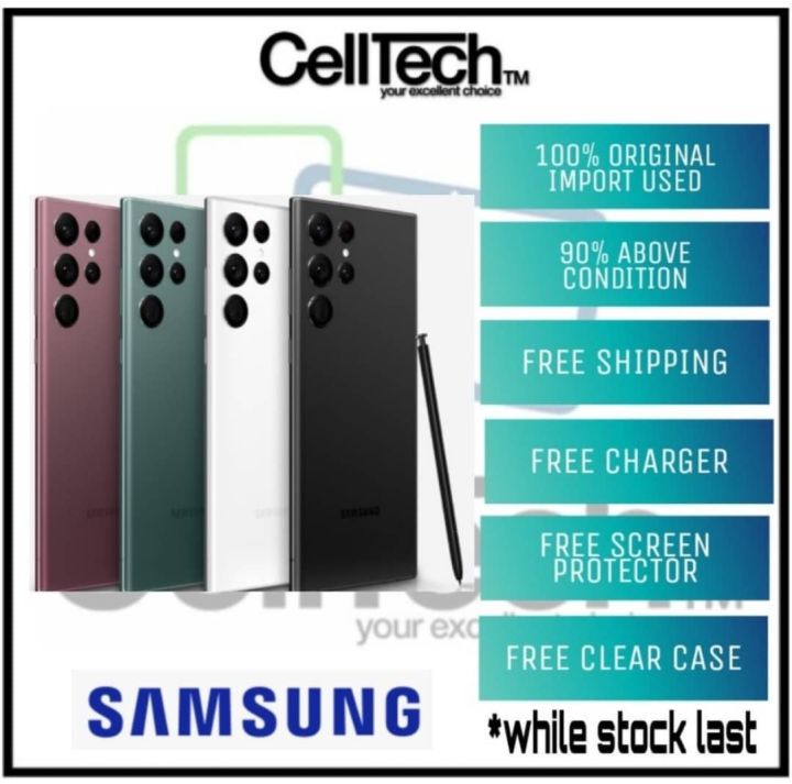 ORIGNAL USED SAMSUNG S22 ULTRA IMPORTED | Lazada