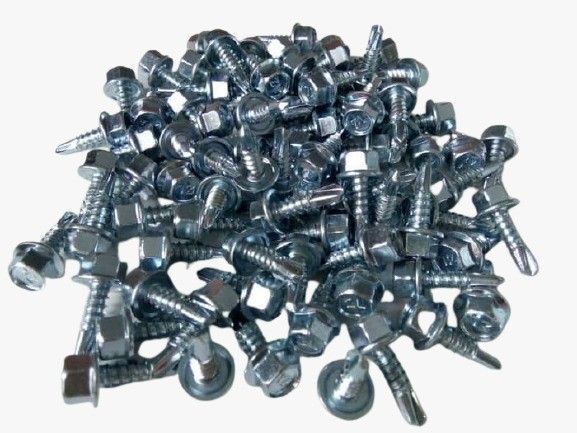 MG - 100pcs 10x16 Baut skrup roofing Baja Ringan 8mm sekrup rufing baja ...