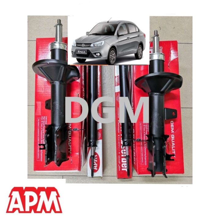 APM PROTON SAGA VVT (NEW MODEL) 2016-2024Y FRONT & REAR SHOCK ABSORBER ...