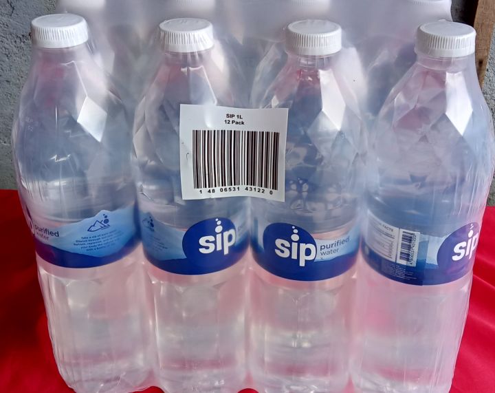 SIP Purified Water 1 cases 1L x 12pcs | Lazada PH