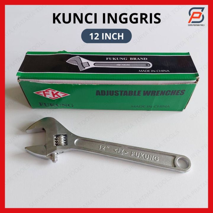 KUNCI INGGRIS 12 INCH ADJUSTABLE WRENCH 12" INCI | Lazada Indonesia