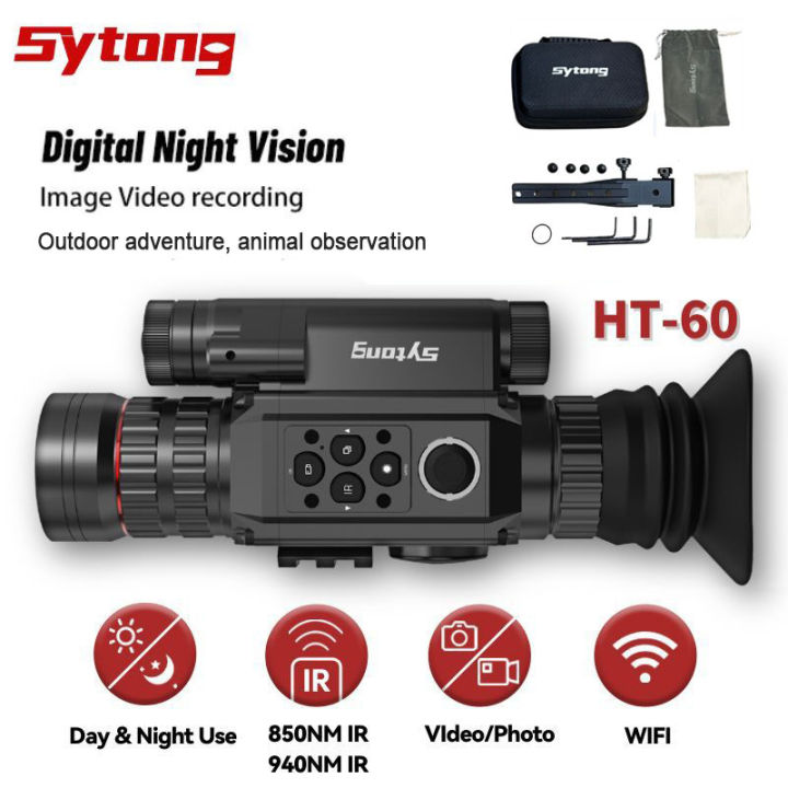 Sytong HT-60 Night Vision Thermal Scope 940nmIR Digital Night Vision ...