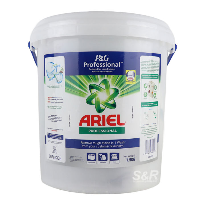 Ariel Professional Powder Detergent Complete Bucket 7.5kg | Lazada PH