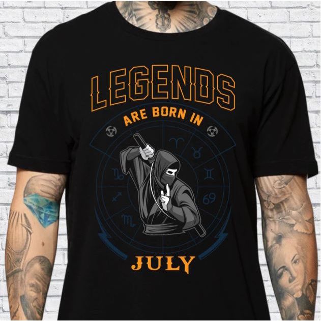 Ipinanganak ang mga Legends noong Hulyo - Vortex Wear PH | Lazada PH