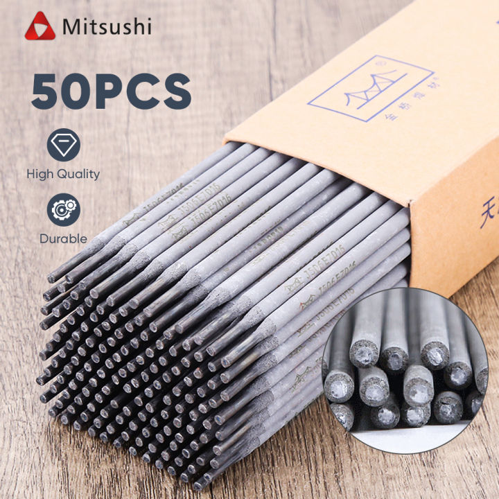 Mitsushi 50pcs 2.5mm*50cm Electrode Welding Rod for Welding Machine ...