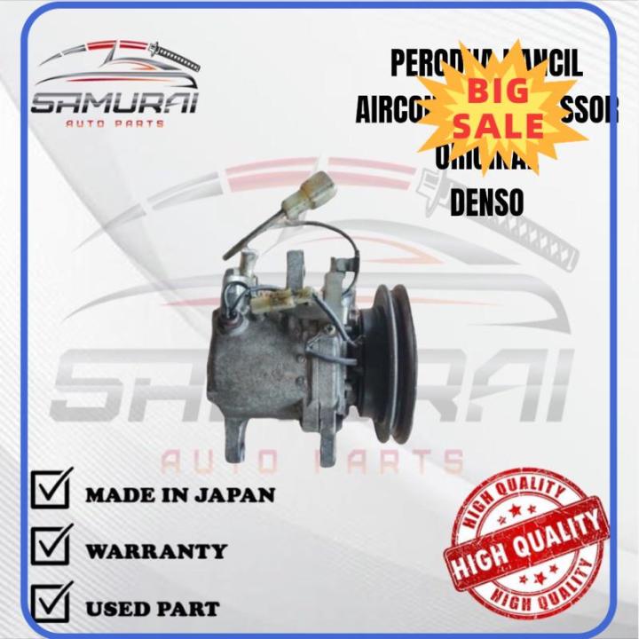 ⭐ [100% ORIGINAL] ⭐ Perodua Kancil Aircond Compressor Original Japan ...