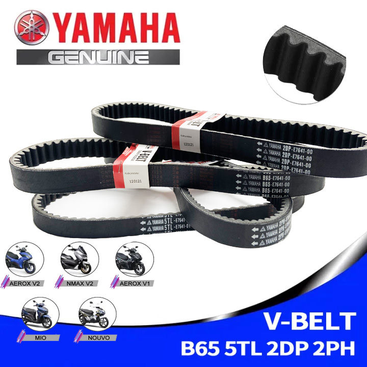Bimota Yamaha V-Belt Genuine ORIGINAL Fan Drive Belt B65 / 5TL / 2DP/ 2PH for Aerox v2 / NMAX V2 ...