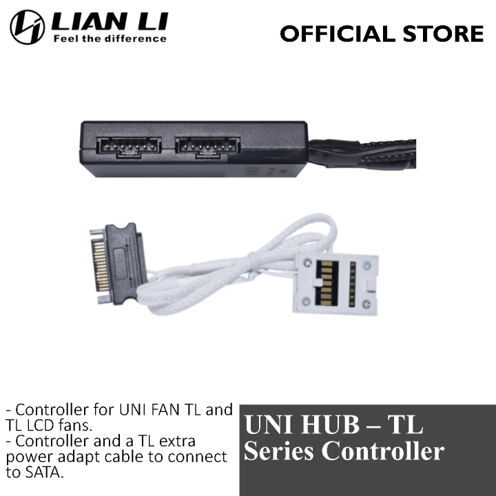 LIAN LI UNI FAN TL Series fan L-Connect3 controller Black | White [LL ...
