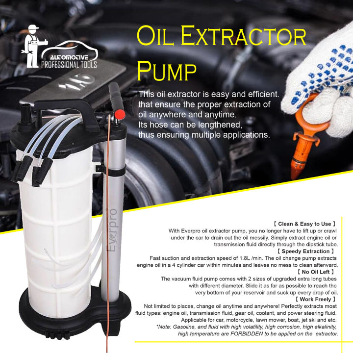 Oil Suction Pump Engine Oil Changer Oil Extractor Tool Come With Tool ...