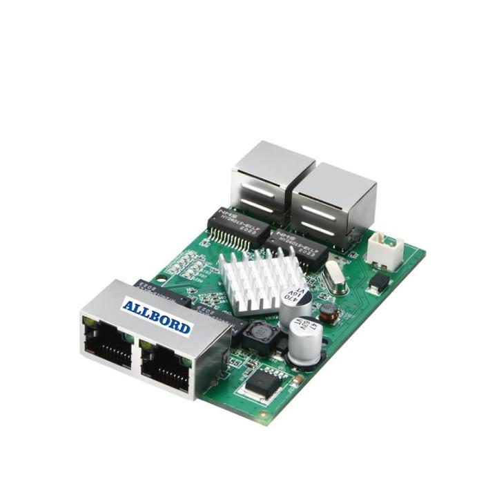 Industrial 4-port full gigabit switch module standard 48V poe power ...