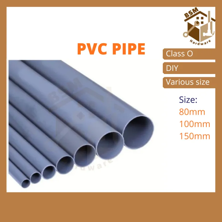 BSM Sell feet Size PVC Pipe Grey Pipe Nipis Paip Air PVC Kelabu PVC Water Pipe Class O Class 6 ...