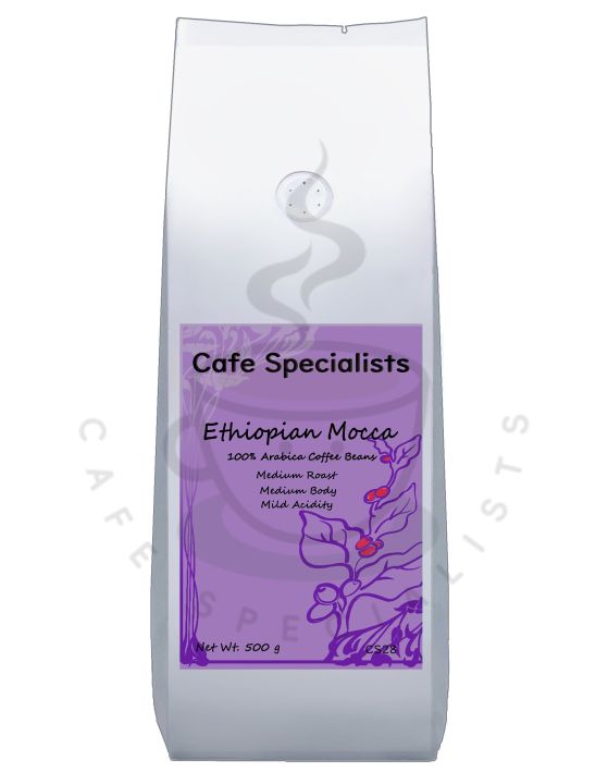 Cafe Specialists CS28 Premium Ethiopia Mocca 100% Arabica, Ethiopian ...
