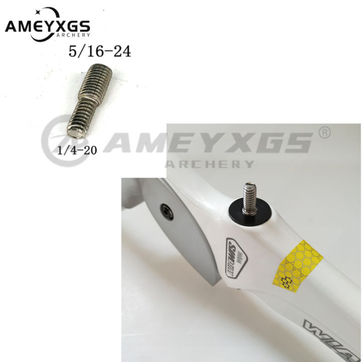 2pcs1/4-5/16 Thread Adapter Screw Bow Handle Balance Bow and Arrow ...