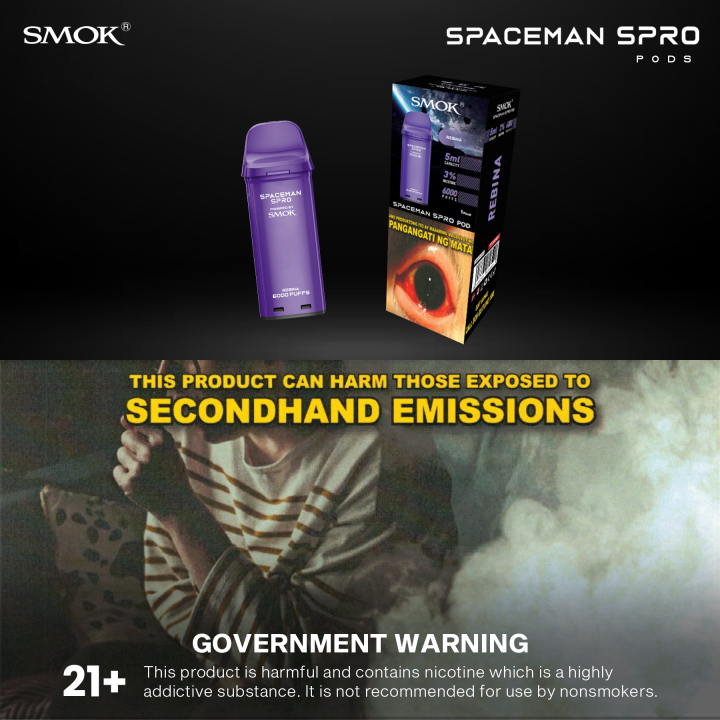 SMOK SPACEMAN SPRO POD REBINA (6000) | Lazada PH
