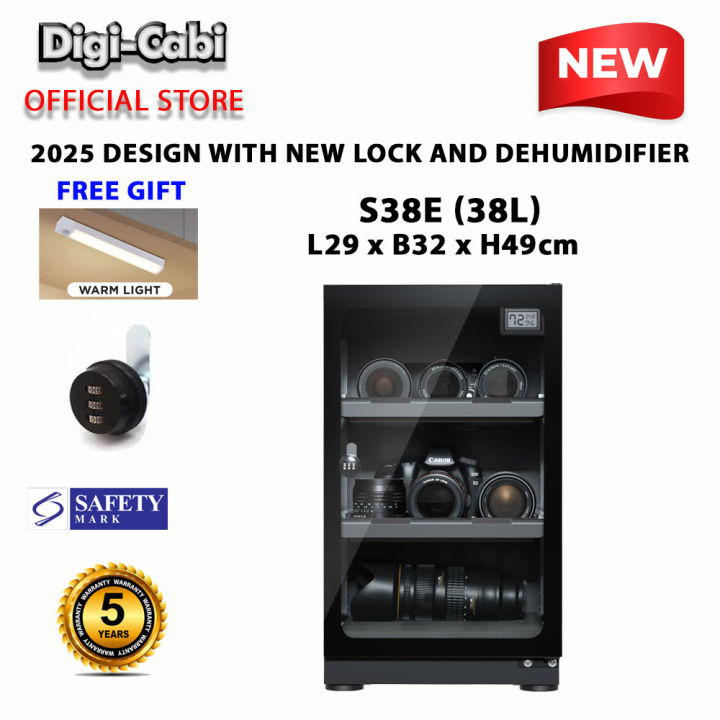Digi-Cabi i-cabi Dry Cabinet S38E (2025 New Model) | Lazada Singapore