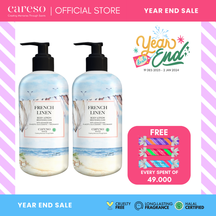 Double Combo French Linen Lotion - 300ml x 2 | Lazada Indonesia