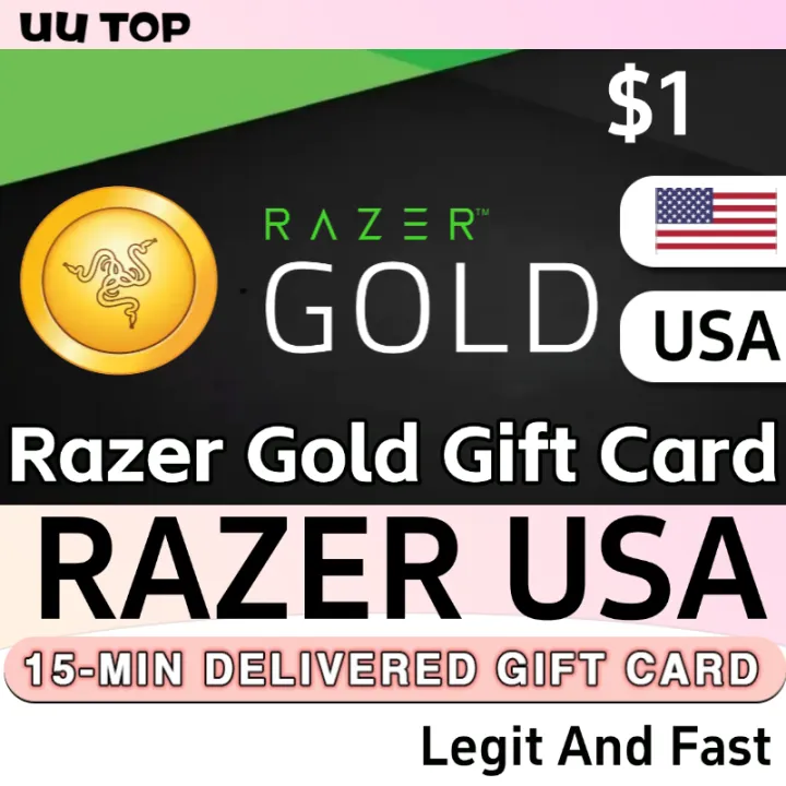 Razer Gold Card $1 USA Razer Gold PIN Razer Gold Gift Card Direct Top ...