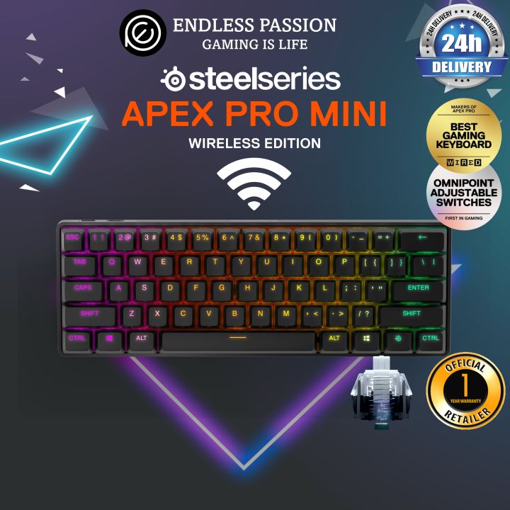 Steelseries Apex Pro Mini Gaming Keyboard - Available in Wired ...