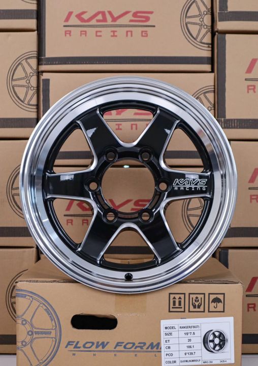 ล้อแม็กใหม่ - RANGER ขอบ15 - งานKAYS ( 15 x 6รู139.7 ) หน้ากว้าง 7.5 x ...