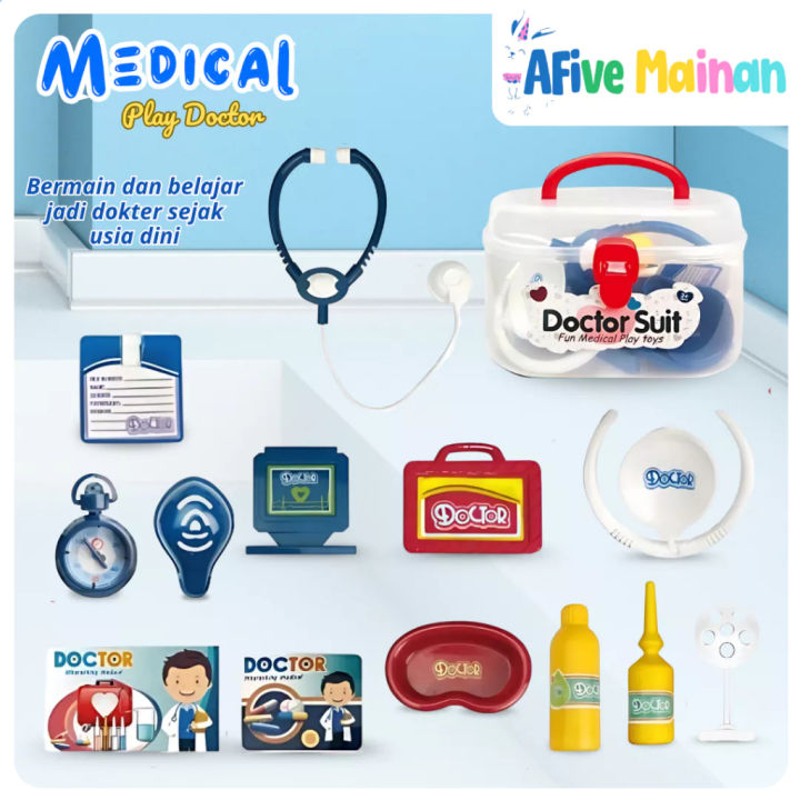 [AFive] Dokter Set Peralatan Medis Mainan Anak Edukasi Kreativitas ...