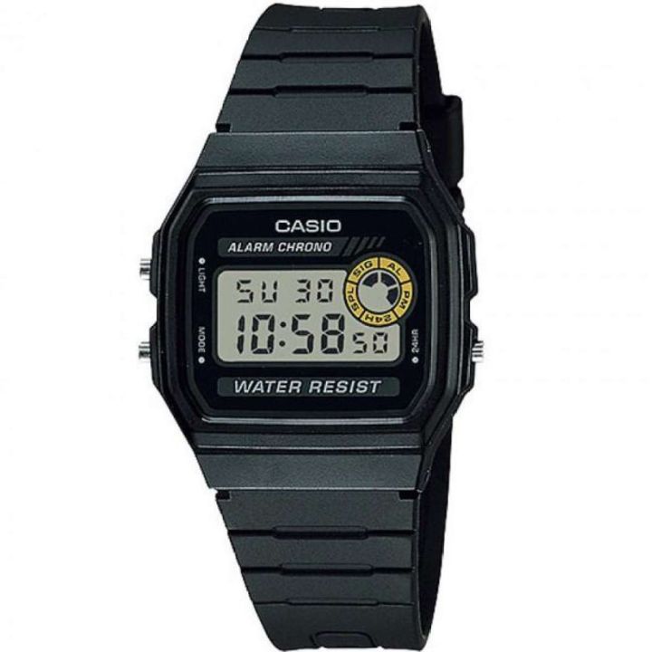 CASIO F-94WA-8D DIGITAL YOUTH VINTAGE Collection Square face Resin Band ...