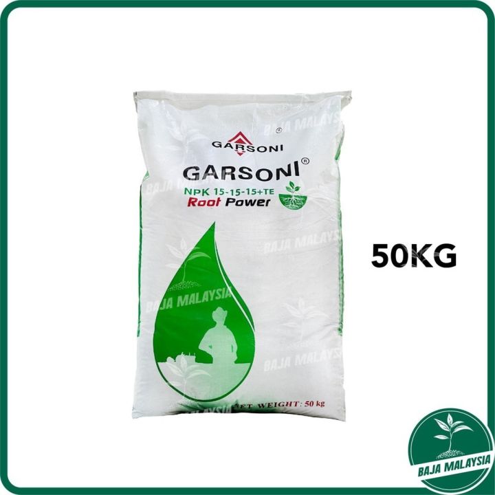 GARSONI NPK 15-15-15+TE Root Power 50kg Nitrate Based Grow Fertilizer ...