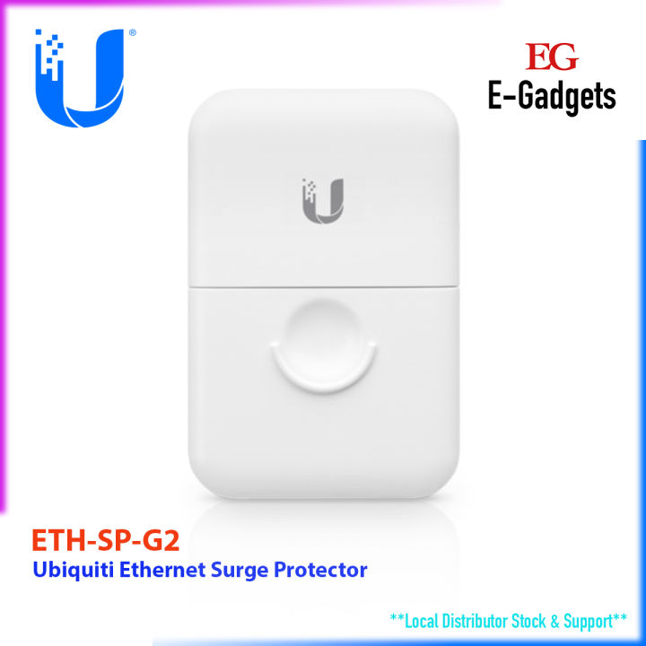 Ubiquiti ETH-SP-G2 Ethernet Surge Protector Can protect any Ethernet ...