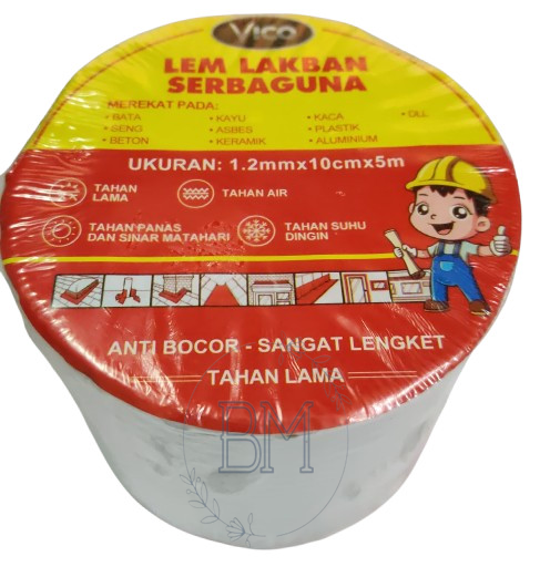 BMS - Lem Lakban Aluminium Foil Tahan Panas Anti Bocor Tape Polymer Butyl Rubber Waterproof Tape ...