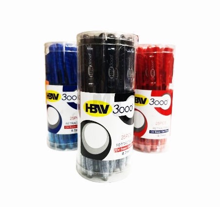 Ball Pen HBW "3000" Retractable Oil base gel pen / Ballpen 0.7mm ...