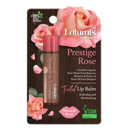 Naturals By Watsons Prestige Rose Tinted Lip Balm (4.5g) | Lazada