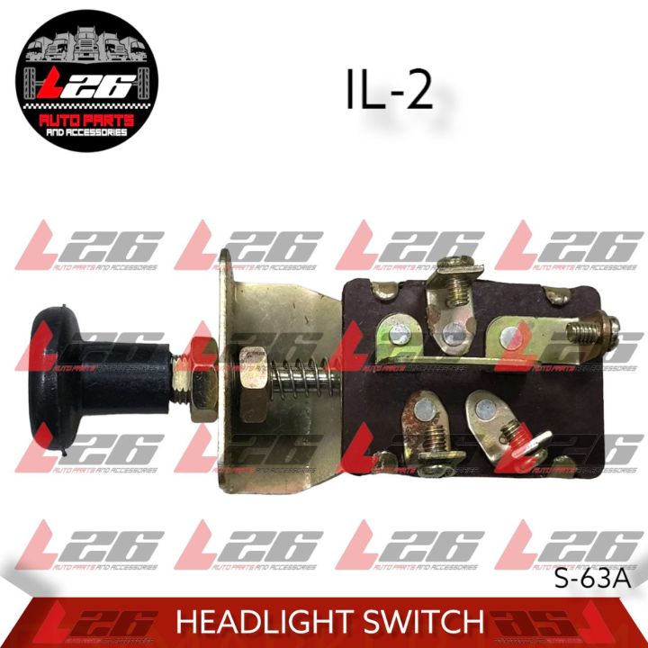 Head Light Switch IL-2 S-63A Push Pull Headlight Switch High Performance Universal use for Jeeps ...