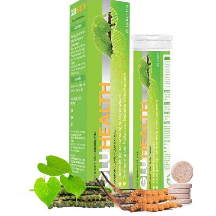 Original GluHealth 20 Effervescent Tablets For Diabetic Support | Lazada PH