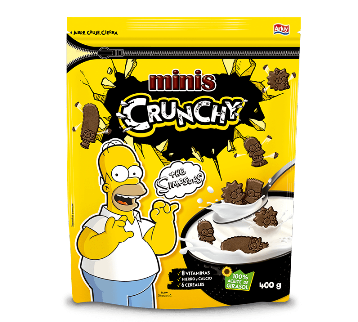 Arluy The Simpsons Minis Crunchy Chocolate Biscuits (400g) | Lazada PH