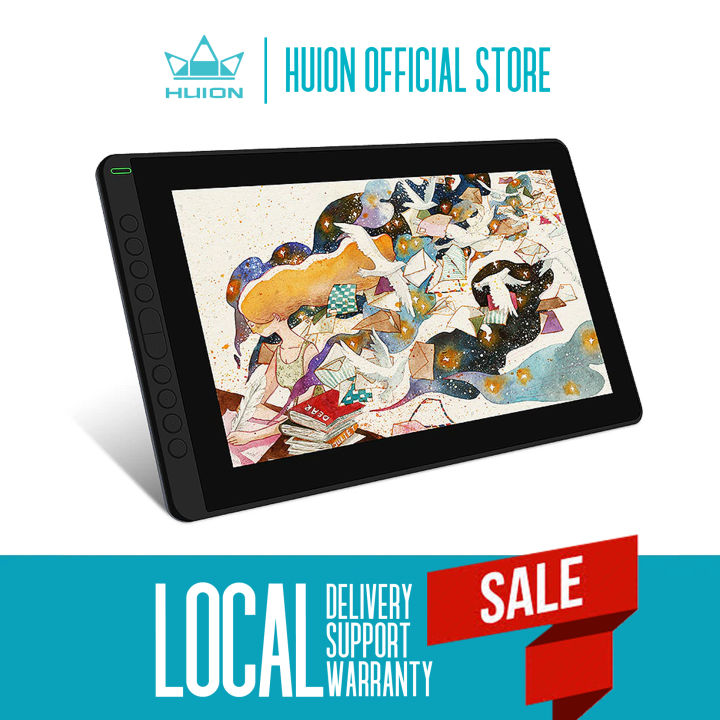SALE Huion GS-1562 16" TWILIGHT BLUE with STAND Android Support ...
