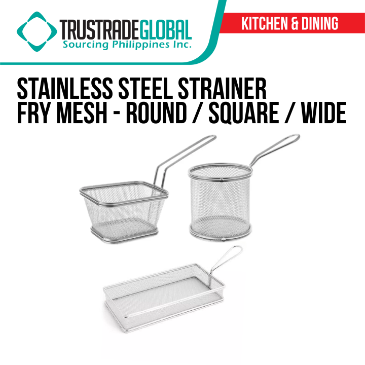 Stainless Strainer Fry Mesh French Fries Mesh Deep Frying Mesh Potato ...