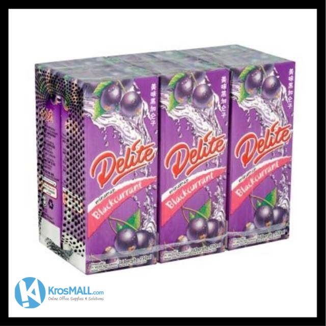 Delite Blackcurrant Drink 24 X 250ml | Lazada