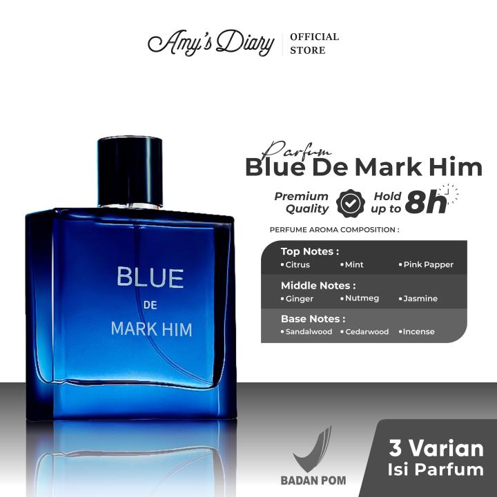 AMY'S DIARY 100ML EDP Parfum Blue De Mark Him Parfum Pria Wangi Cool Tahan Lama | Lazada Indonesia