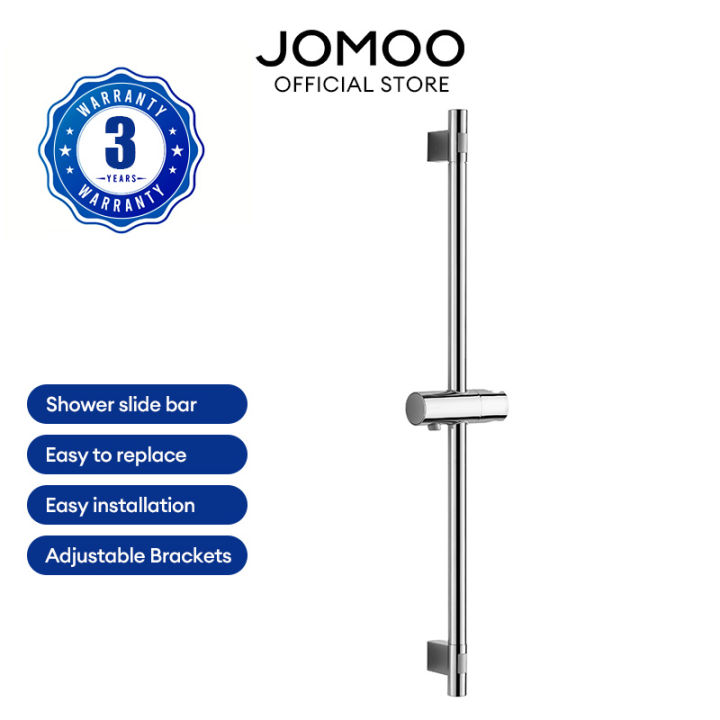 JOMOO Shower Slide Bar Wall Mounted Shower Sliding Rail 600mm with ...