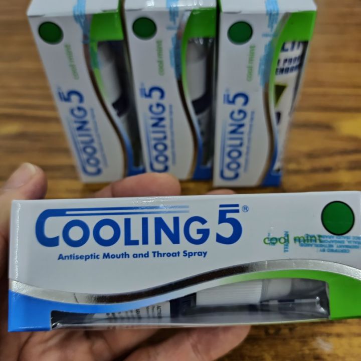 COOLING 5 ANTISEPTIC MOUTH AND THROAT SPRAY ISI 15 ML | Lazada Indonesia