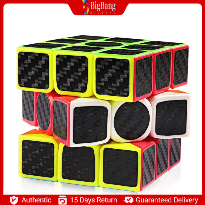 The Cube 3x3 Black Carbon Fiber Speed Rubik's Cube | Lazada PH