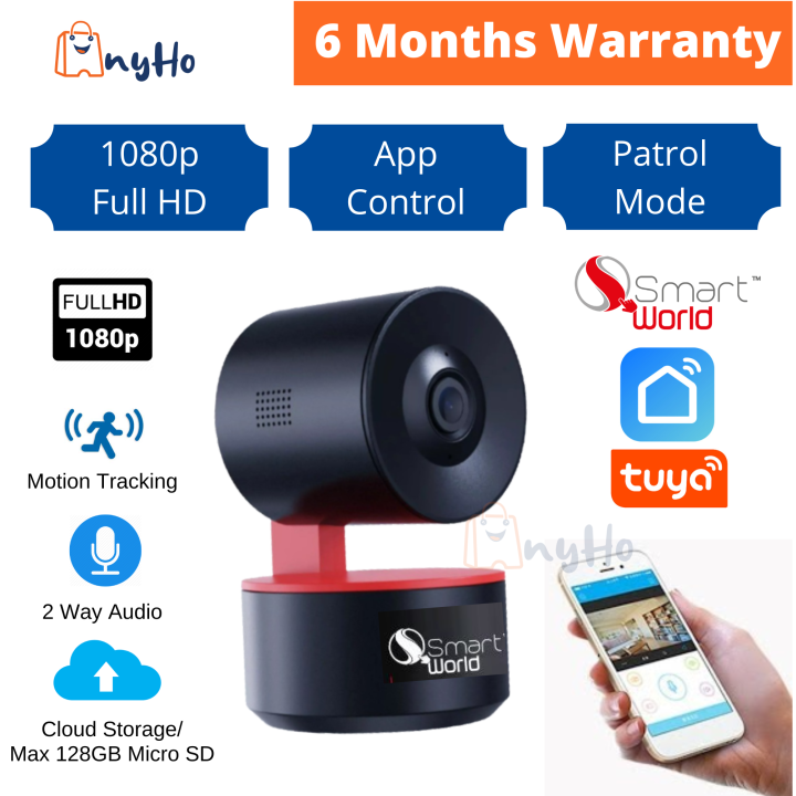 TUYA WIFI Full HD 1080P IP CAM 360 Degree Panoramic Monitoring IP ...