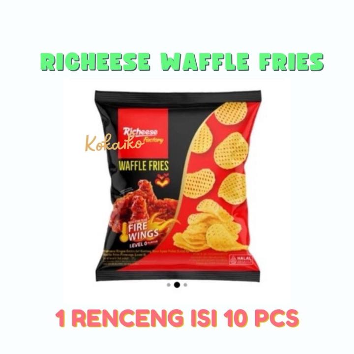 RICHEESE WAFFLE FRIES NABATI KERIPIK KENTANG | Lazada Indonesia