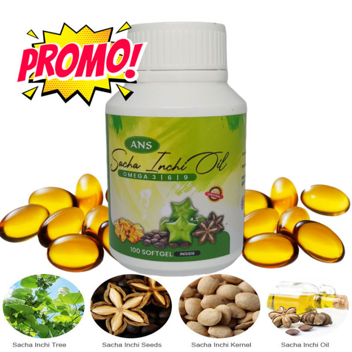 💊 Sacha Inchi Oil ANS untuk pelbagai khasiat untuk kesihatan anda | Lazada