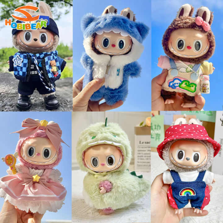 HOBIBEAR (เฉพาะเสื้อผ้า!!!) Labubu เสื้อผ้าตุ๊กตาตุ๊กตาพวงกุญแจเสื้อผ้า ...