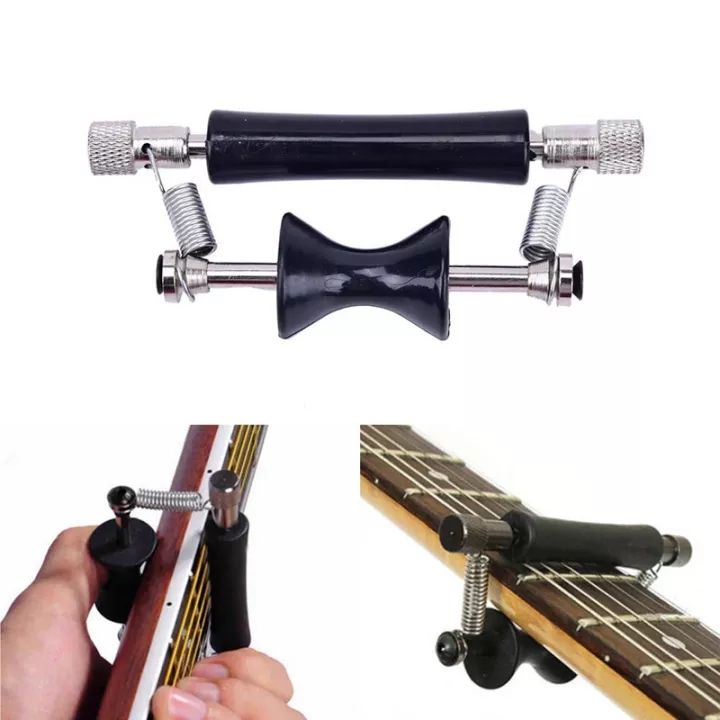 Guitar Sliding capo คาโป้เลื่อนกีต้าร์ Rolling Guitar Capo Glider Quick ...