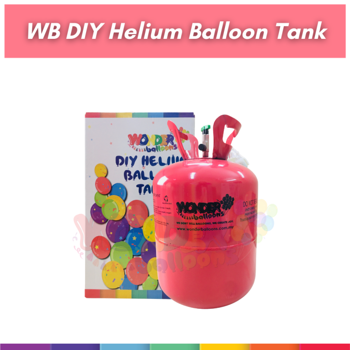 Wonder Balloons Original DIY Party Helium Gas Tank (13.6L & 7L) - Tong ...