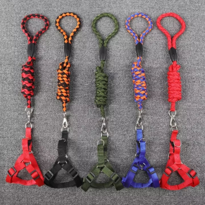 [JK] Gabay Braided Harness with Leash Training Leash | Lazada PH