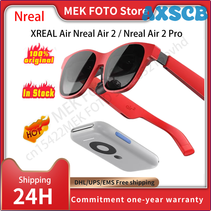 AXSCB XREAL Nreal Air 2 Pro แว่นตาเออาร์อัจฉริยะ HD Nreal Air 2 Pro โรงภาพยนตร์ส่วนตัวจอ OLED ...