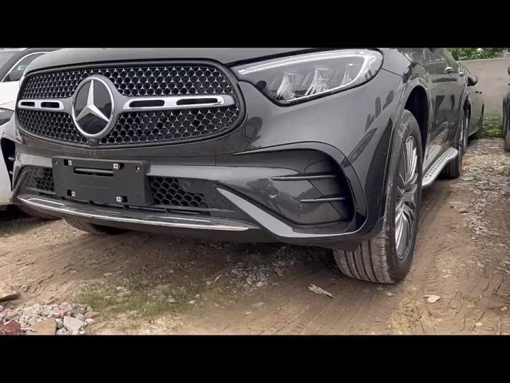 ด้านหน้าไฟตัดหมอกโคมไฟคิ้วแถบตกแต่งปกตัดอุปกรณ์เสริมสำหรับ Benz GLC ชั้น X254 GLC260 GLC300 2023 ...